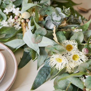 Eden Garland - Artificial Eucalyptus, Blossom and Seed Native Garland