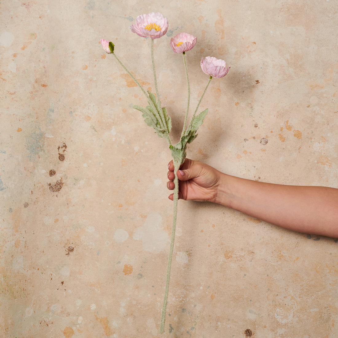 Poppy Spray Real Touch Flower Stem