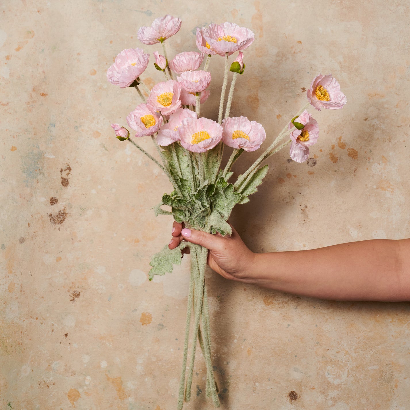 Poppy Spray Real Touch Flower Stem