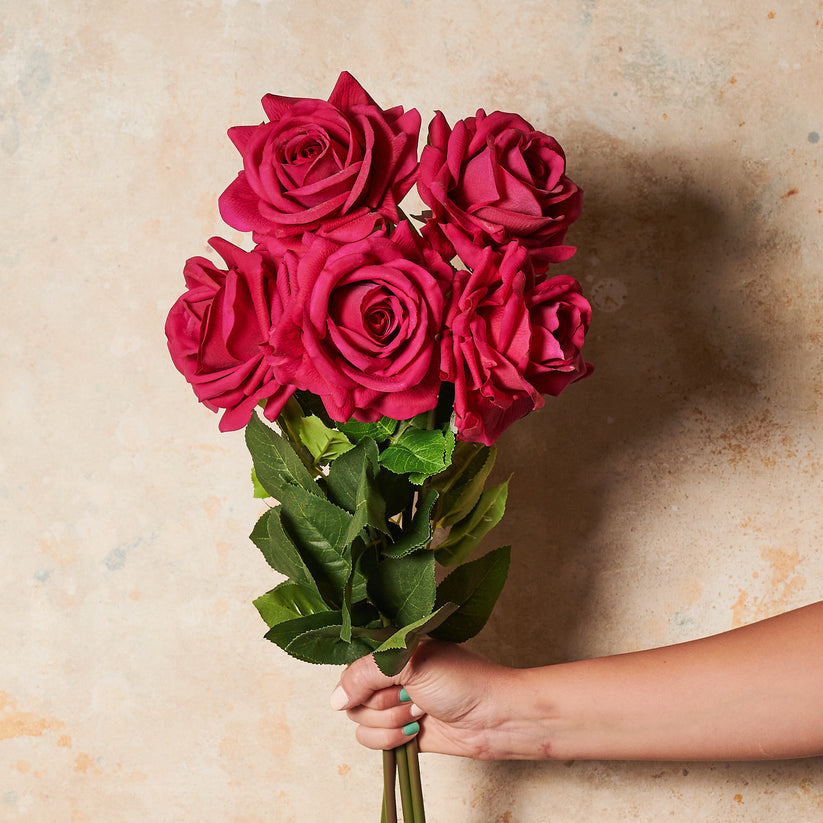 Rose Hannah Real Touch Flower Stem