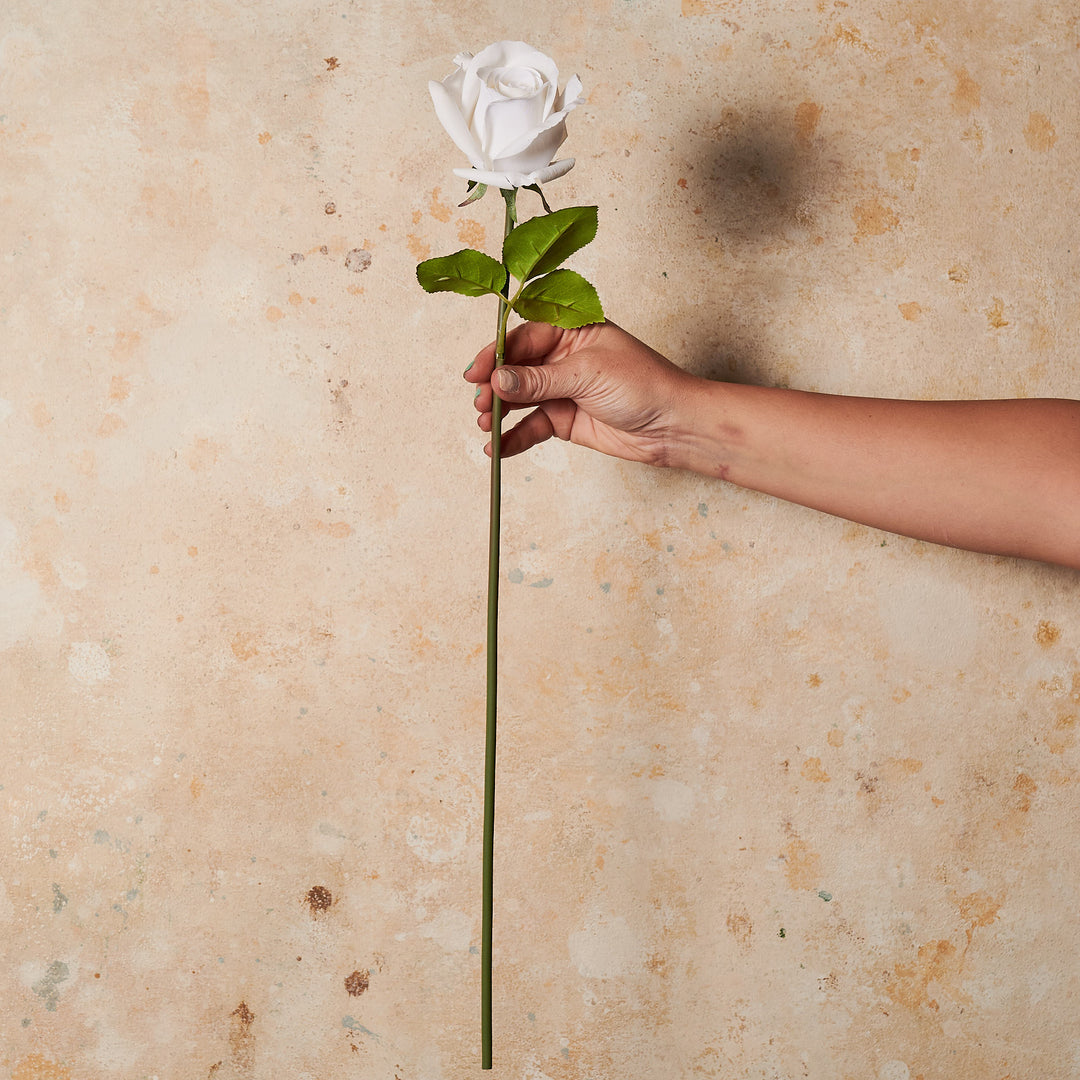 Artificial Rose Yvie Real Touch Flower Stem